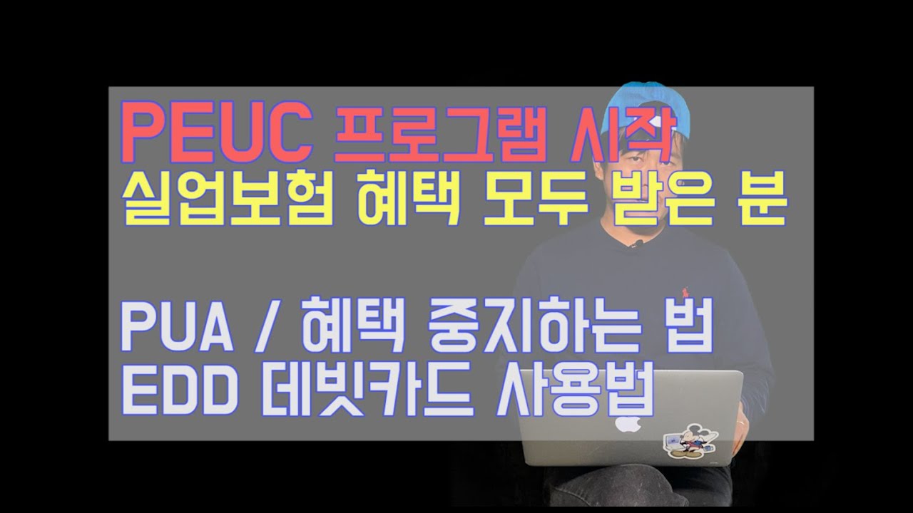 PEUC 프로그램 업데이트 / PUA 2단계 / UI 중지하는 법 / EDD 데빗카드 신청법 - YouTube