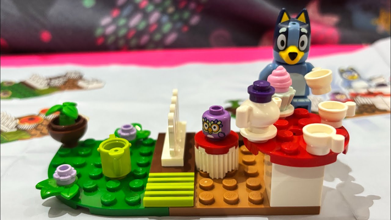 LEGO: Bluey tea party set (fun and easy) - YouTube