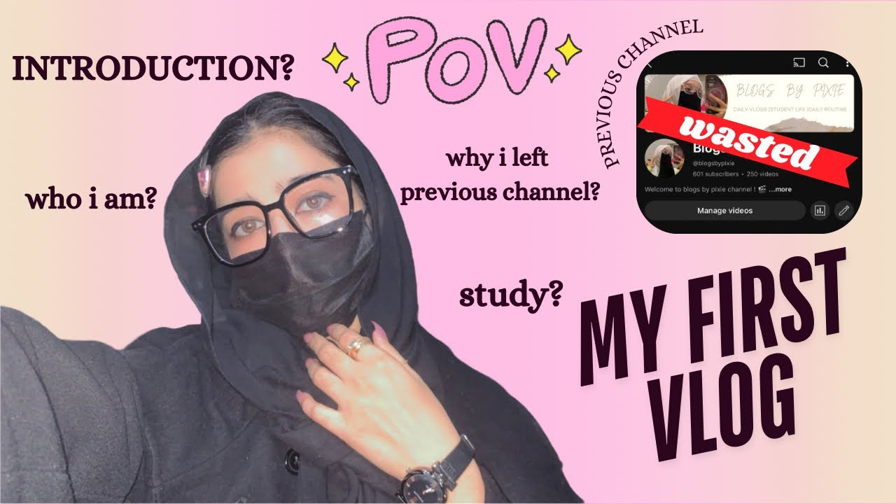 My First Vlog 🎀 | Who I am? | My introduction 🤭 #pixie’svlog - YouTube