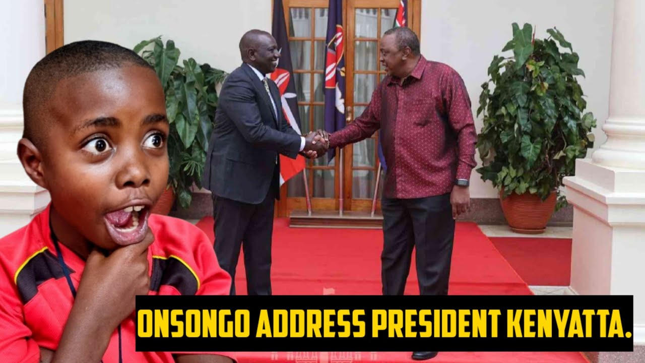 BREAKING NEWS!! ONSONGO PRAISES PRESIDENT UHURU KENYATTA AFTER MEETING ...