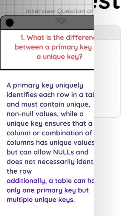 @Quiztech-w6y Sql- interview question - YouTube