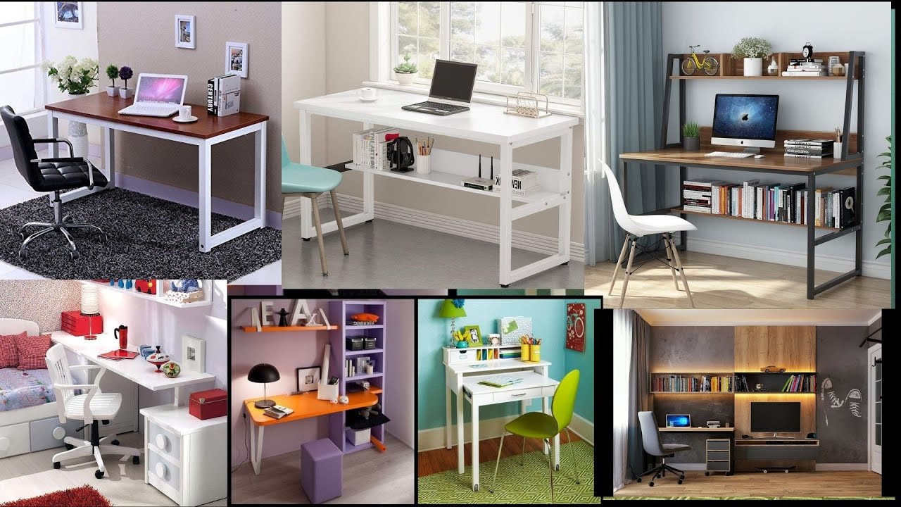 Modern Student Study Table Designs Ideas // Small Space Study Table ...