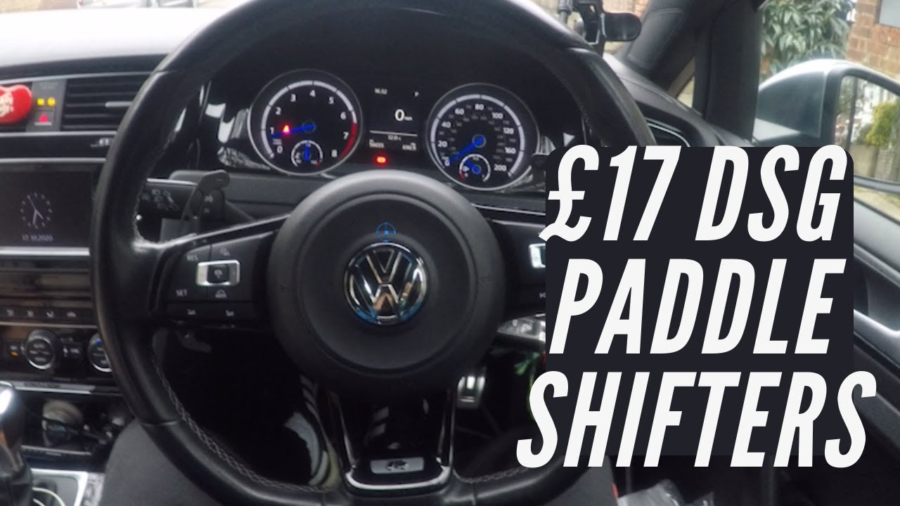 Installing Paddle Shifters GOLF R (£17 RacingLine DSG Paddle Shifter ...