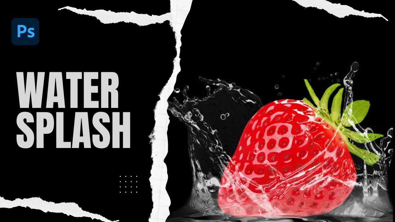 Water Splash In Photoshop | Best Way To Remove Background - YouTube