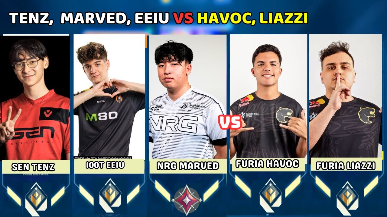 Sen Tenz, NRG Marved, 100T eeiu vs FURIA Havoc and FURIA liazzi in NA ...