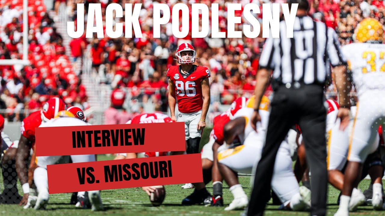 UGA placekicker Jack Podlesny on pressure and Stetson Bennett holding ...
