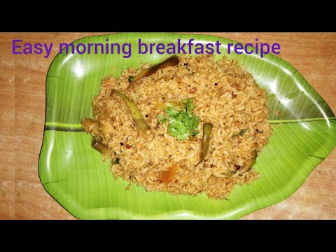 Easy morning breakfast recipe in kannada | Breakfast recipe - YouTube