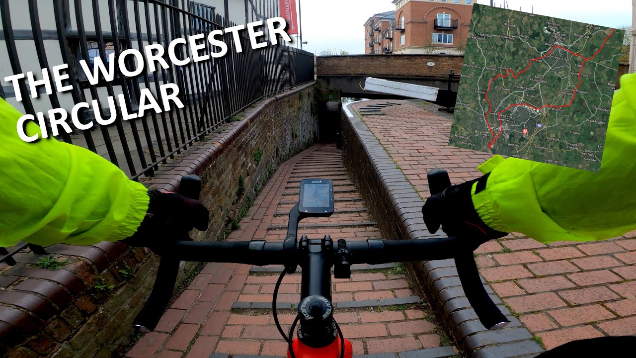 Riding the Worcester Circular canal route - YouTube