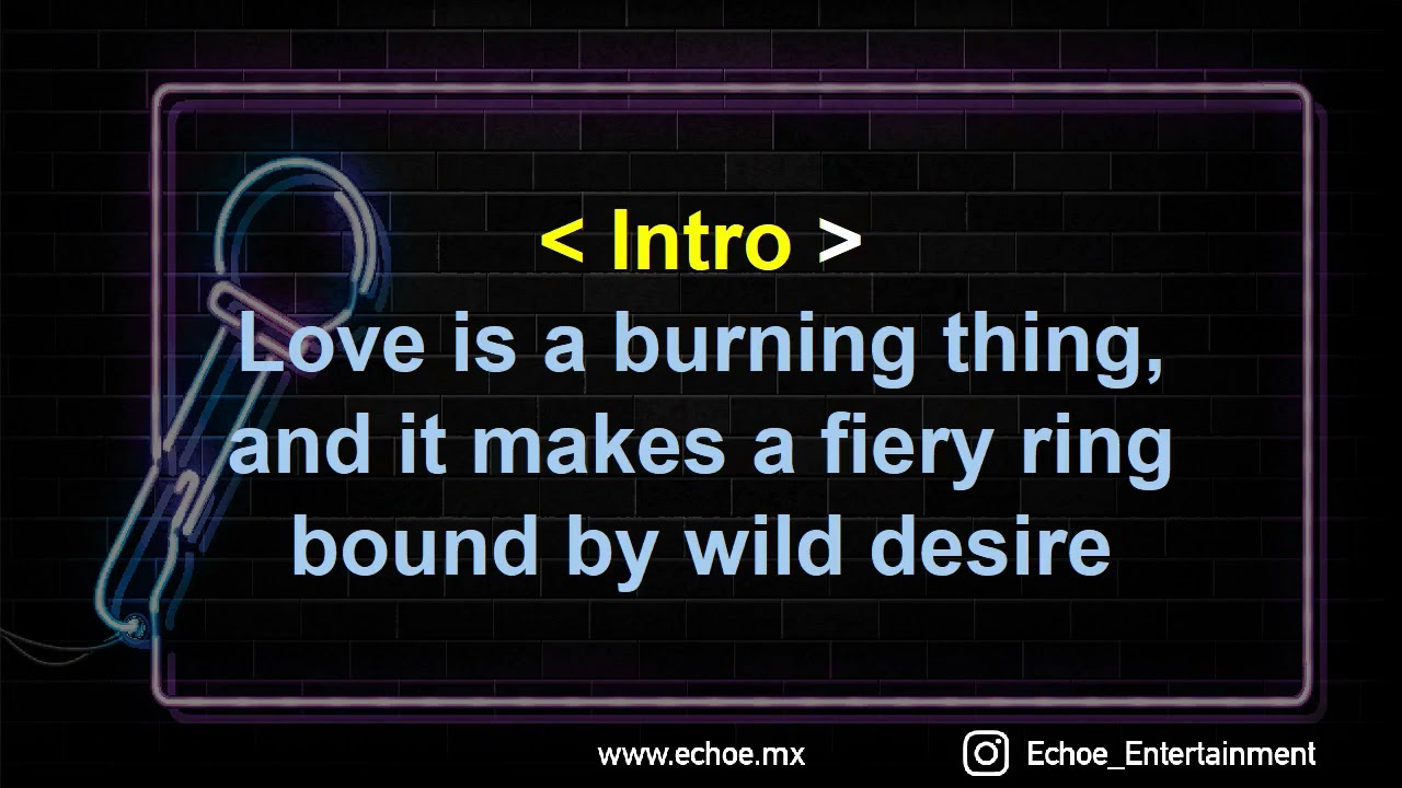 Dario G - Ring Of Fire (Versión Karaoke) - YouTube