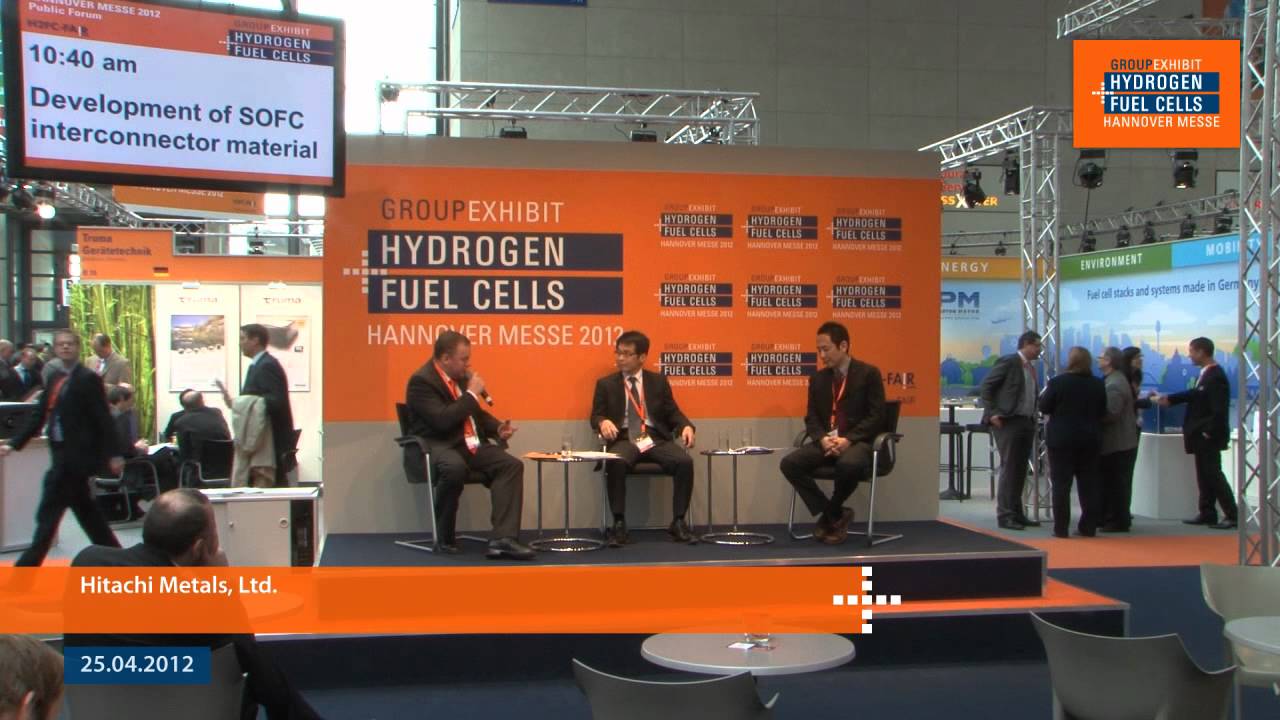 Hitachi Metals, Ltd. at the 18th Group Exhibit Hydrogen + Fuel Cells ...
