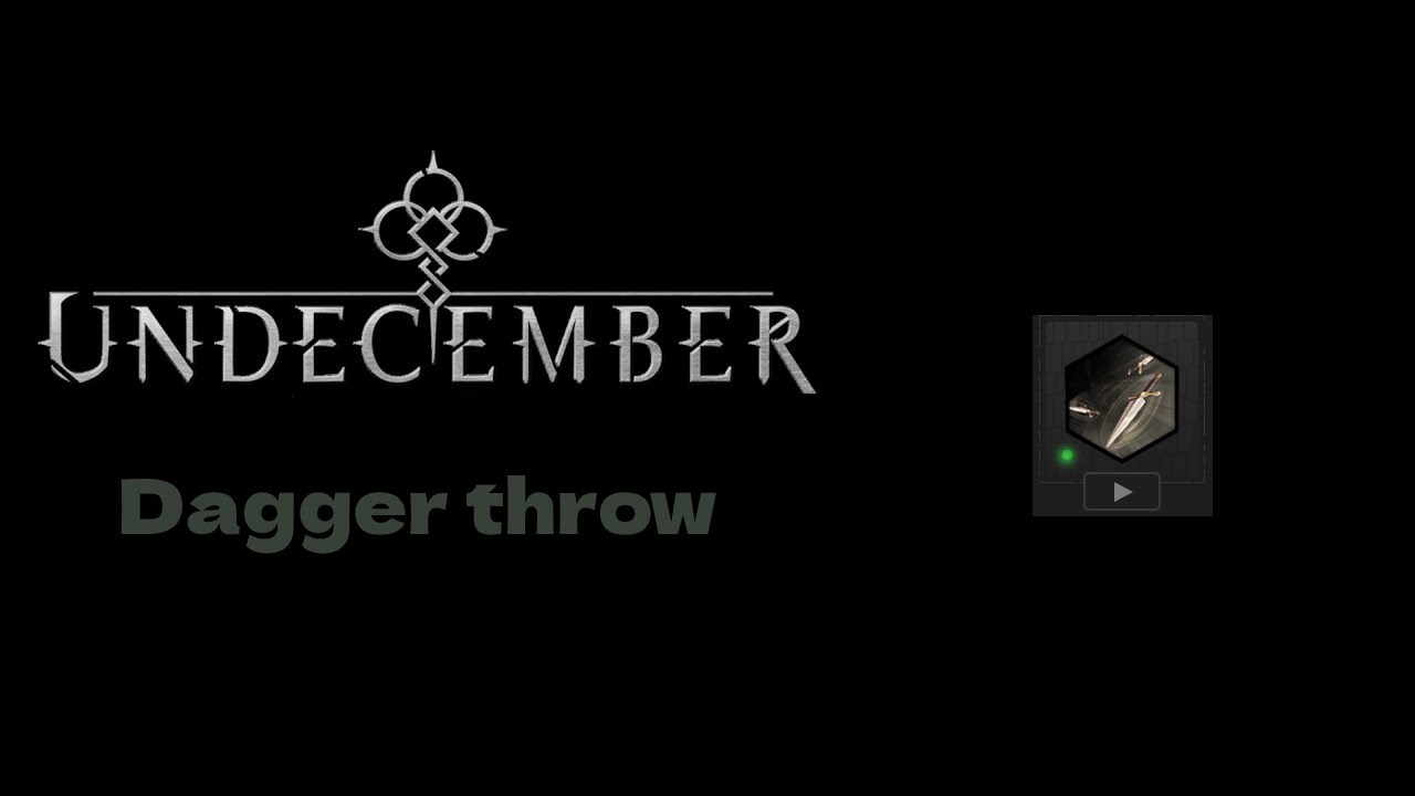 "No-Season" Good build for F2P "Dagger Throw" Undecember - YouTube