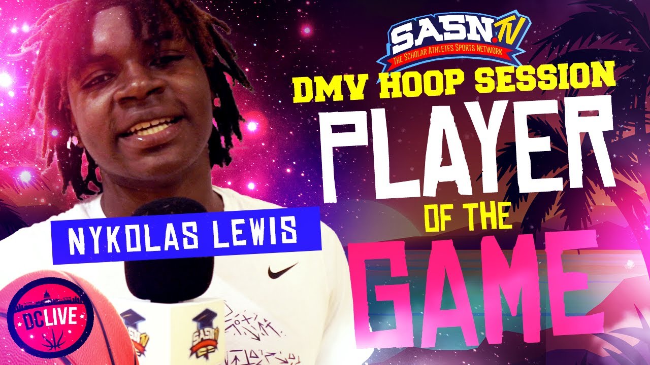 DMV Hoop Session Interviews Guard Nykolas Lewis - YouTube