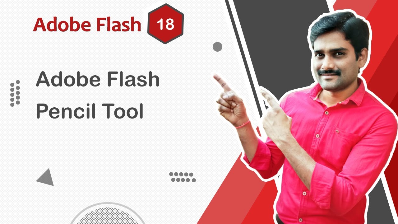 Adobe Flash Pencil Tool - Adobe Flash Tutorial 18 🚀 - YouTube