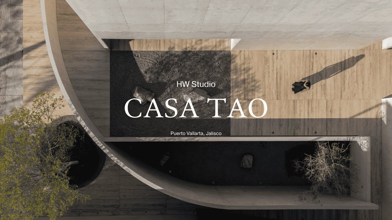 La Sombra como Espacio de Vida — Casa Tao por HW Studio - YouTube