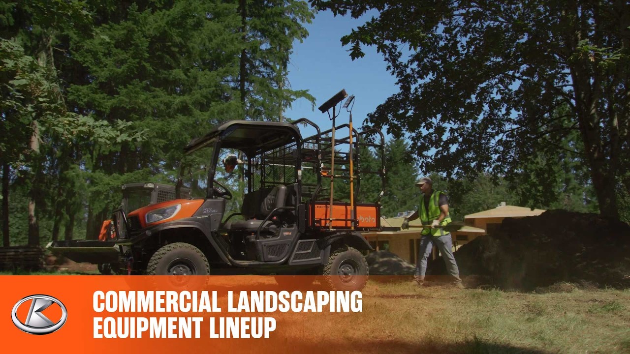 Commercial Landscaping Equipment Lineup - YouTube
