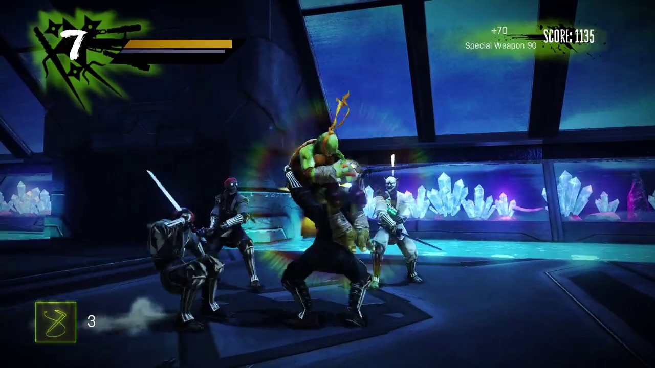 TMNT:OOTS - Shredder's Lair Challenge - Michelangelo - YouTube
