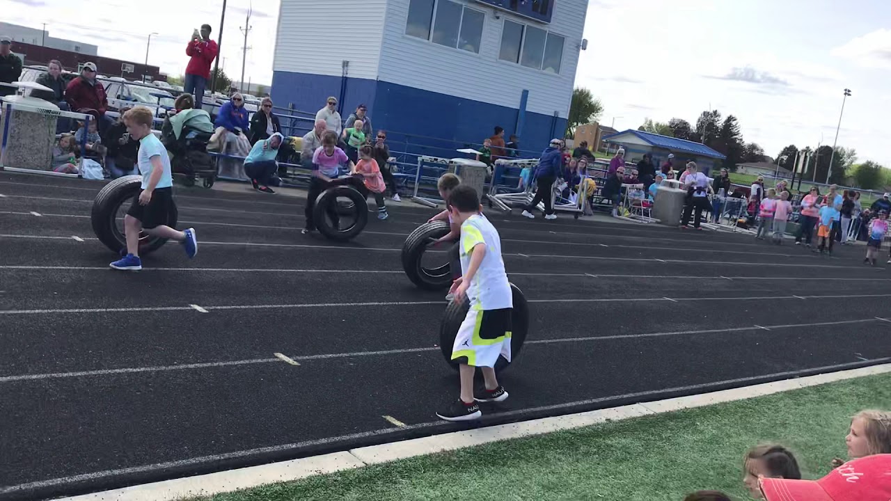 Tire Role Relay -Grade 1 KMES 2019 - YouTube