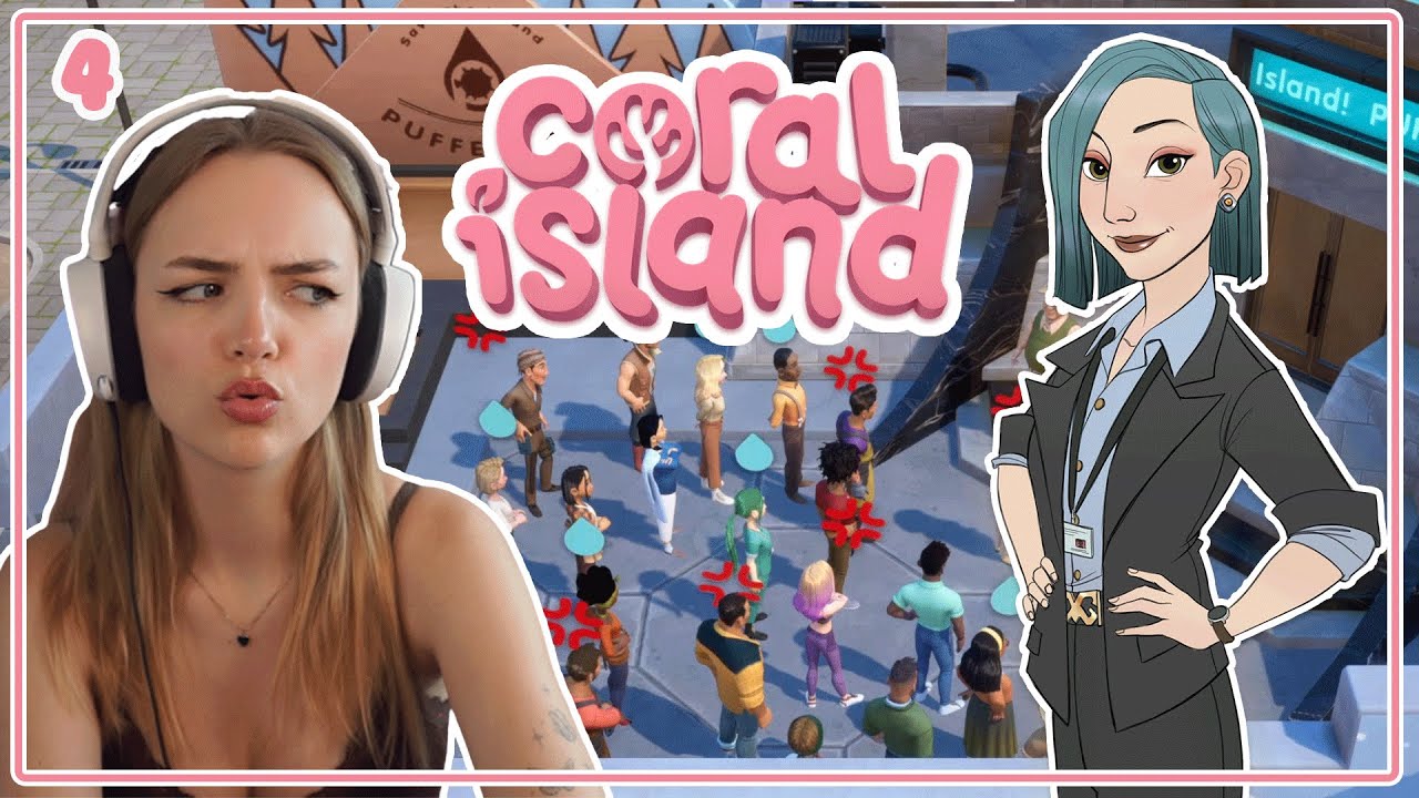 Meeting the VILLAIN || Coral Island Let's Play 🌾 Ep 4 - YouTube