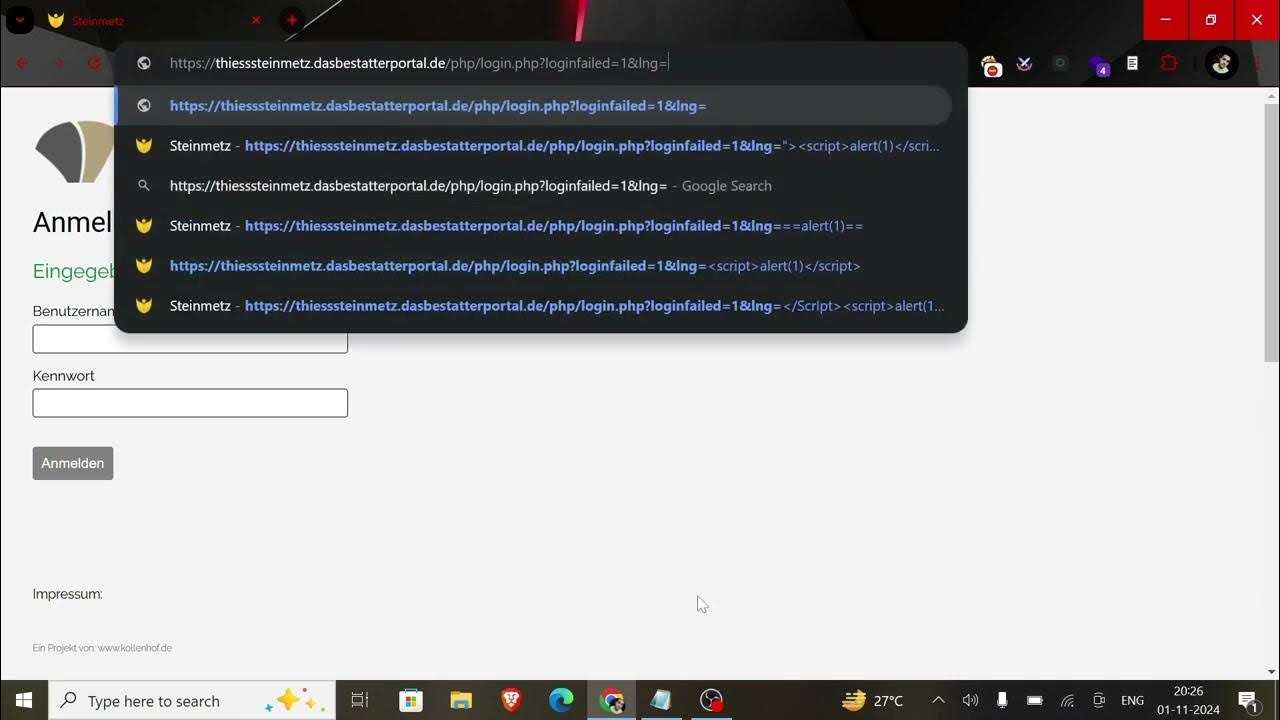 500$ Login Page Reflected XSS|Bug Bounty POC|XSS | xss bounty poc - YouTube