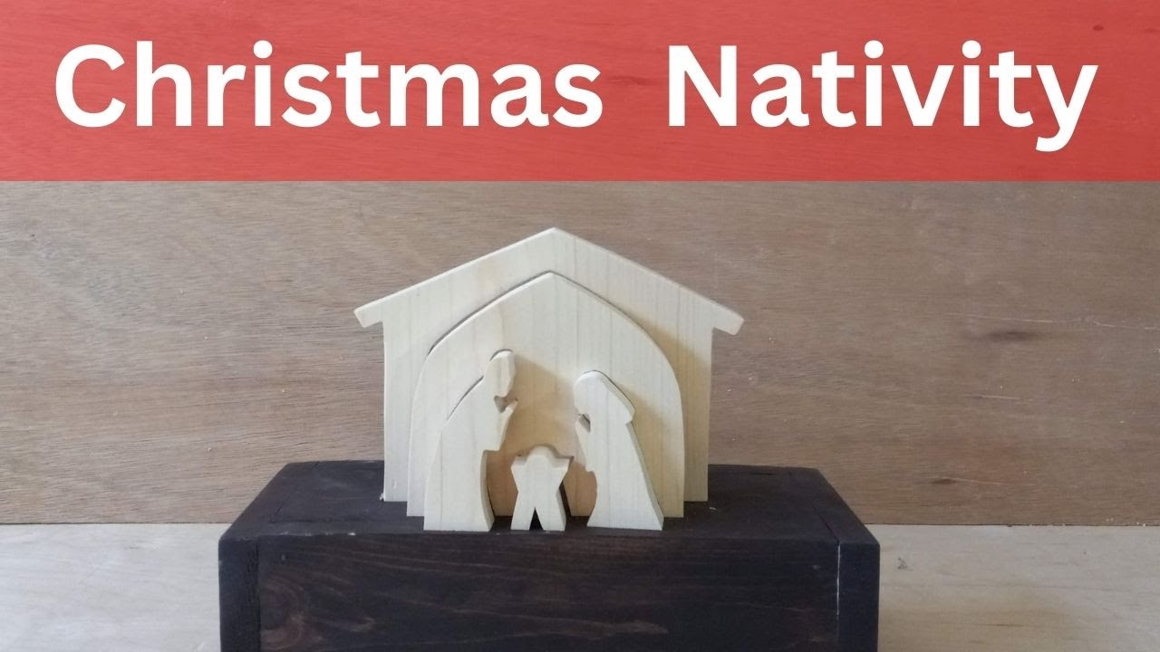 Make Your Own Wood Christmas Nativity: Christmas Project - YouTube