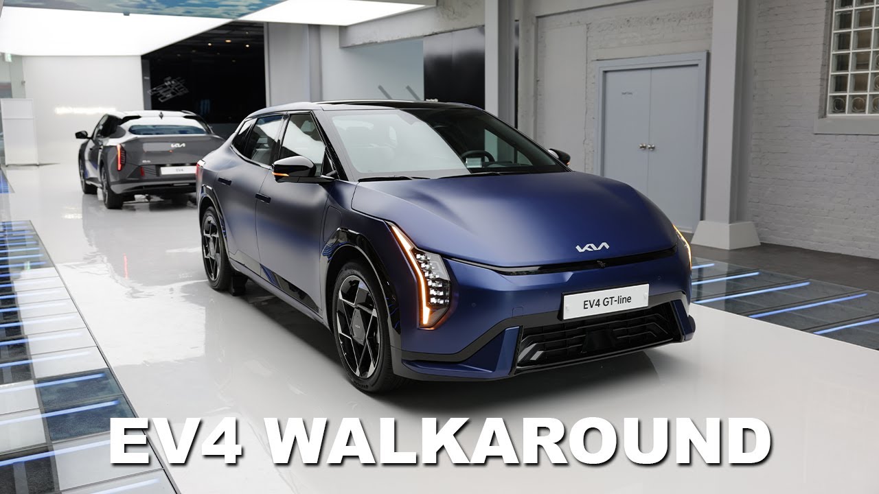 🔇 2026 Kia EV4 & EV4 GT-line – Full Walkaround & Interior in 4K | First ...