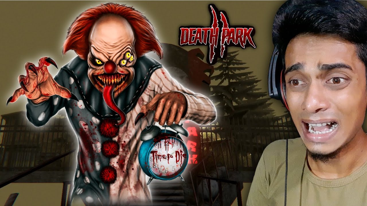 Horror Clowns Chasing Me Around An Amusement Park | Death Park ESCAPE ...