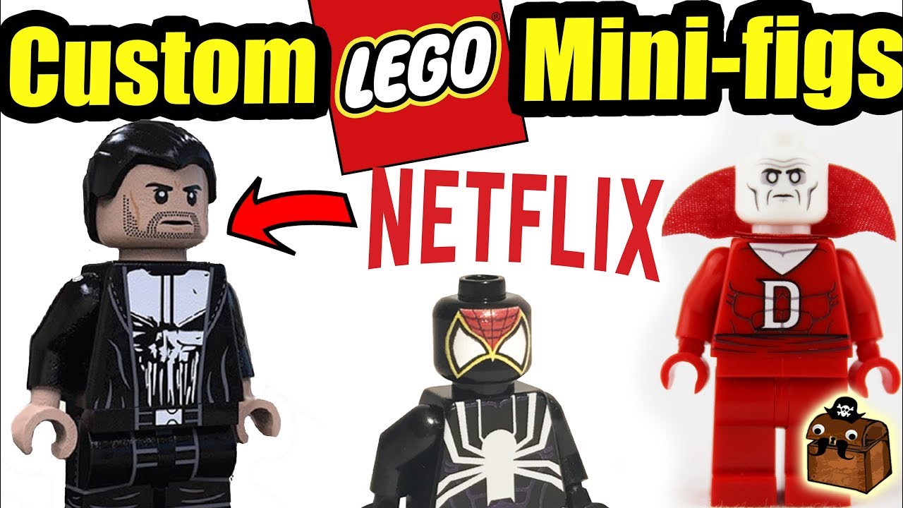 The Punisher LEGO Custom Minifigures Netflix - YouTube