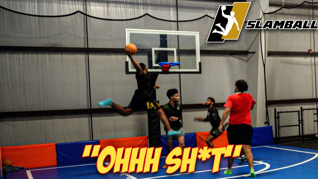 The CRAZIEST Slam Ball Game Ever! MUST WATCH! Part 2 - YouTube