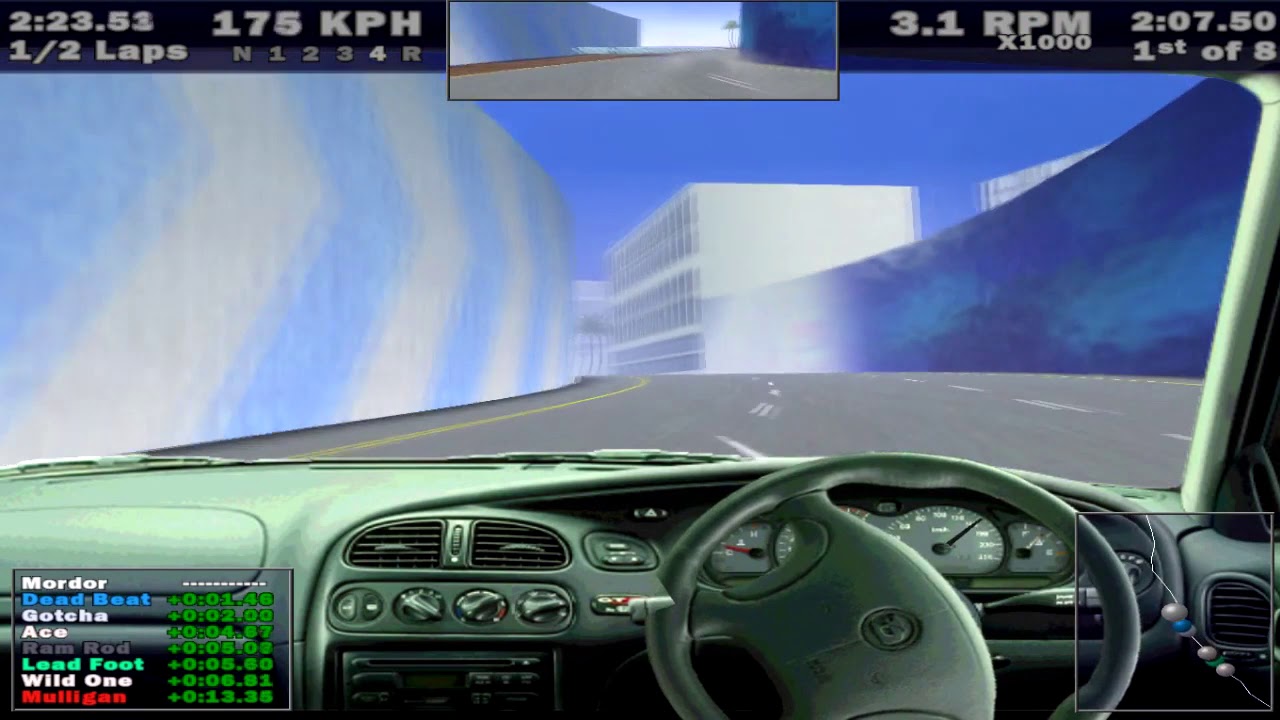 NFS 3. Hot Pursuit - HSV VT GTS (Atlantica, дождь) - YouTube