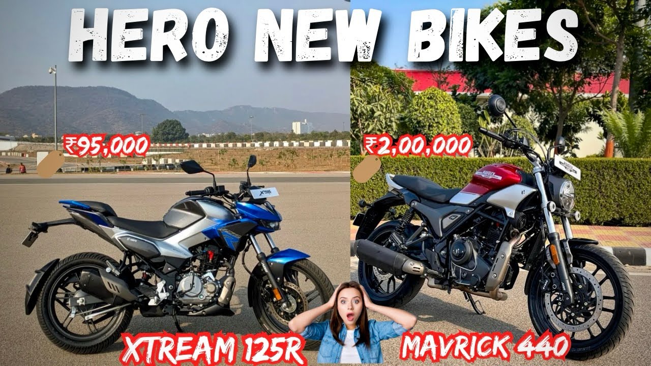 Hero xtreme 125r and Hero maverick 440 | Hero new launch - ⁠@skybhp ...