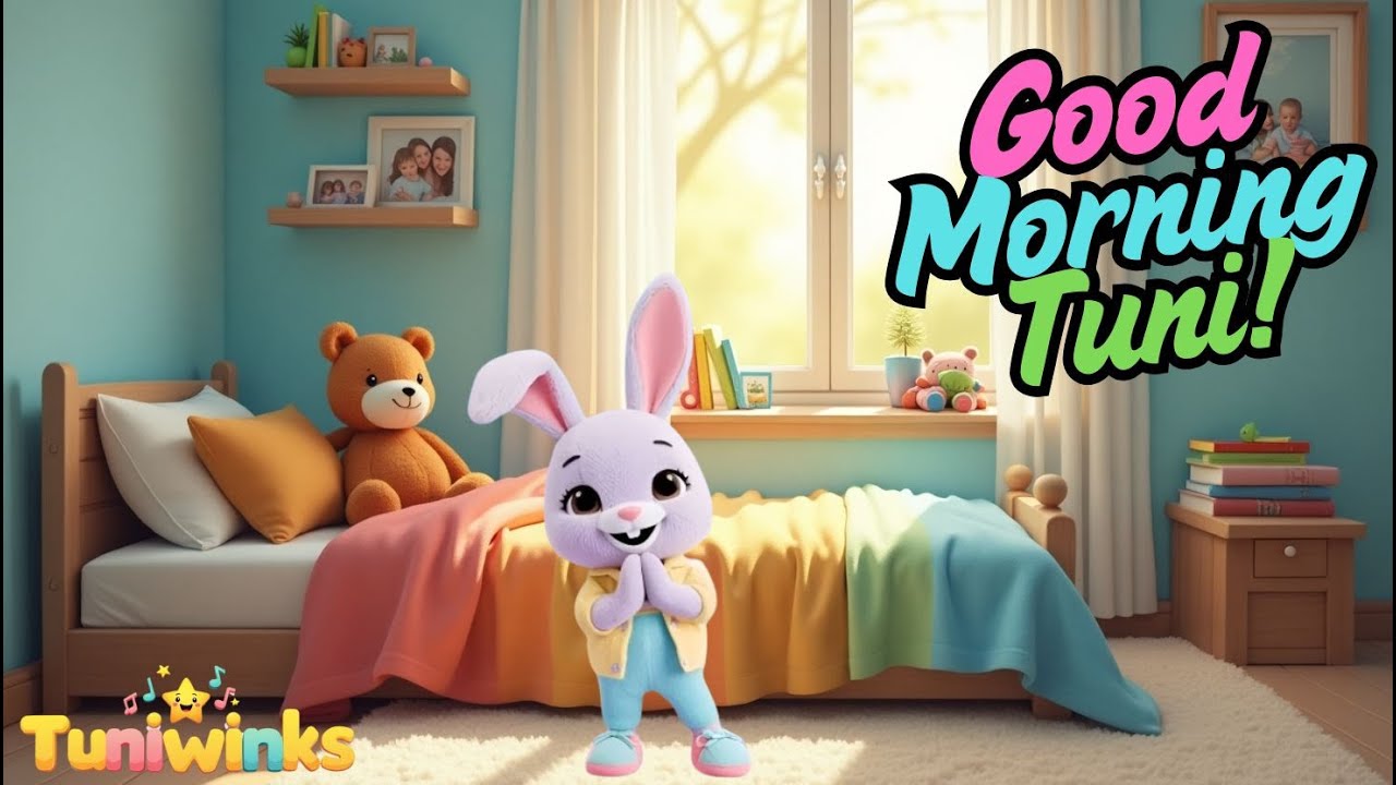 🌞 Tuni’s Morning Song 🥛 | Toddler Routine Nursery Rhyme | Learn with ...