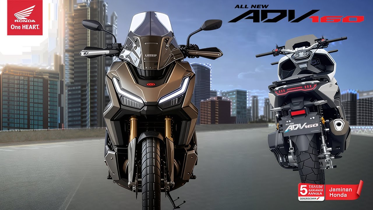 AKHIRNYA ALL NEW HONDA ADV 160 2025 MUNCUL | DESAINNYA SUPER KEREN ...