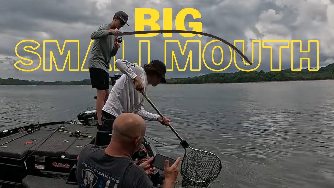 HE CAUGHT HIS PB SMALLMOUTH l Lake Cherokee Bass Fishing - YouTube