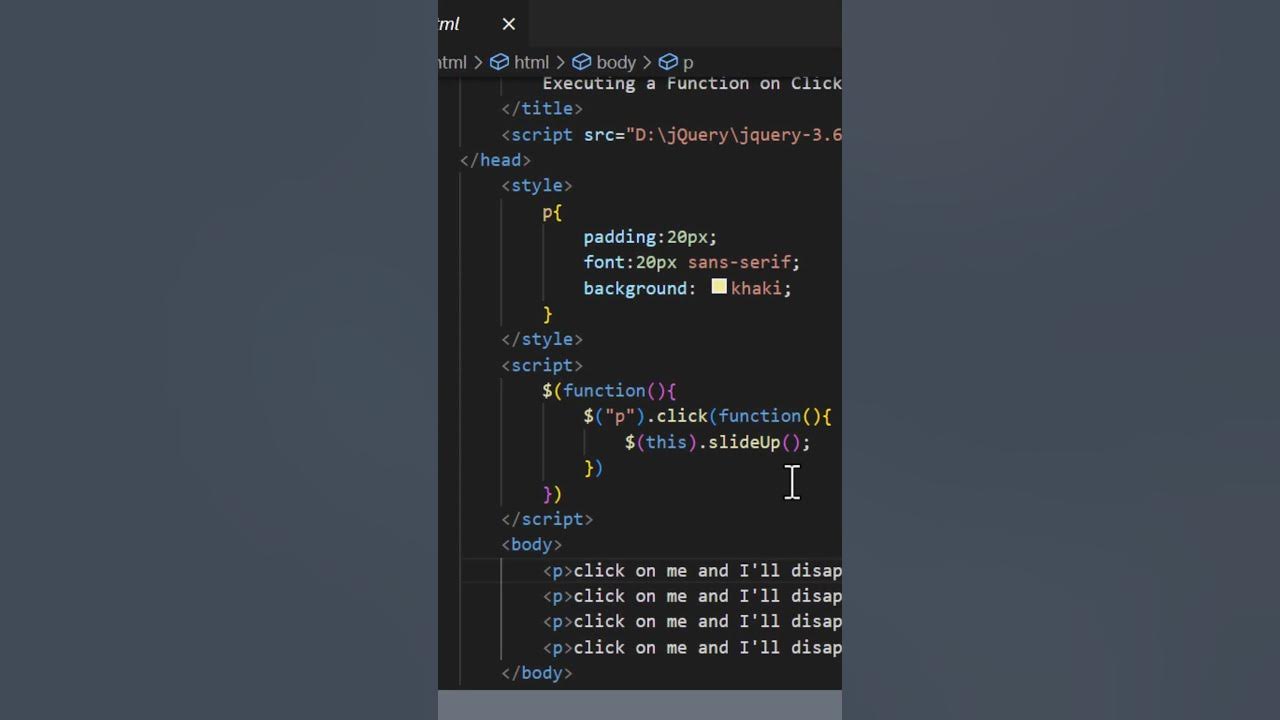 Jquery Click Event Program Jquery Shorts Webdesign Designand