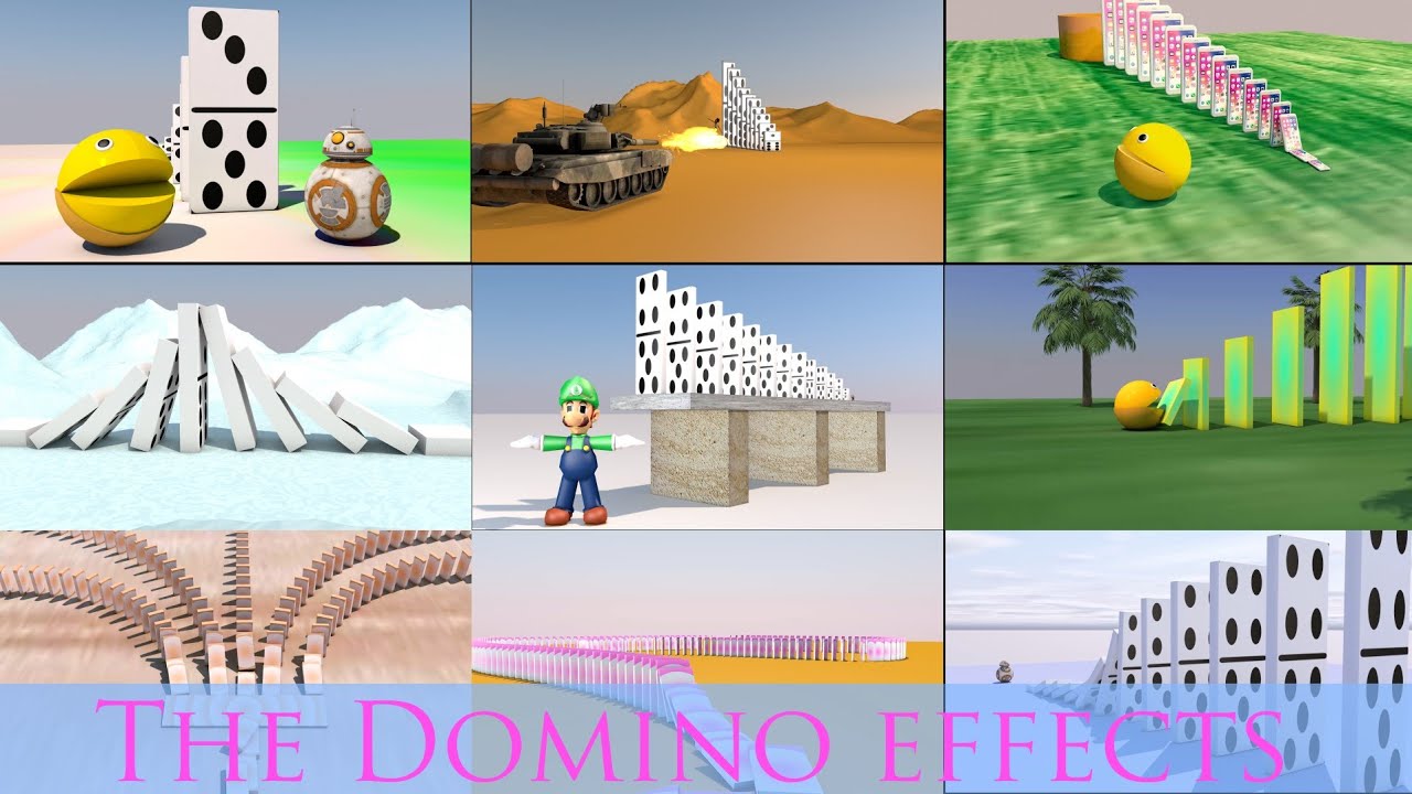 Best Top Domino Chain Reaction [Satisfying Simulation] -The Domino ...