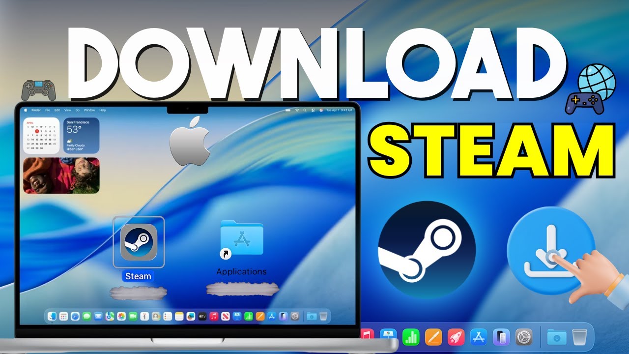 How to Download & Install Steam App on Your Mac? Install Steam Games on ...