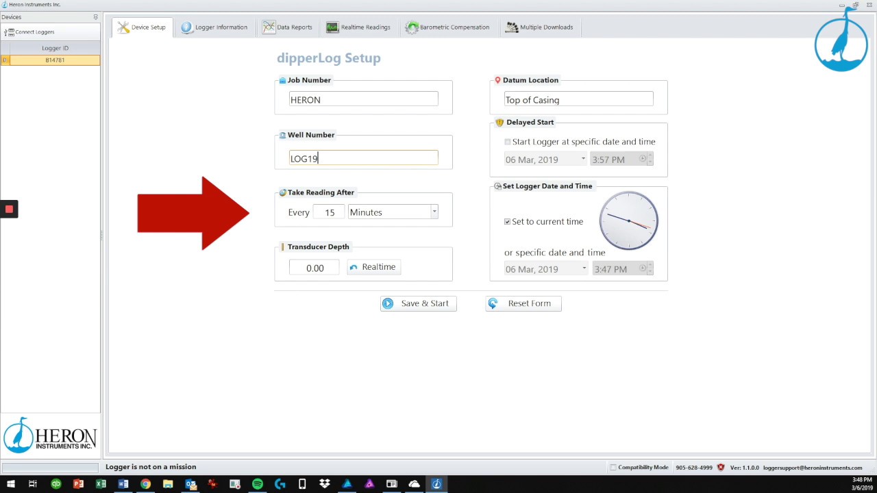 How to Setup a Heron Instruments dipperLog Groundwater Data Logger - YouTube