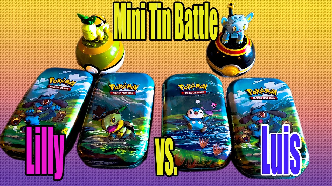 Pokemon Mini Tin BATTLE! Luis vs. Lilly! OPENING! - YouTube