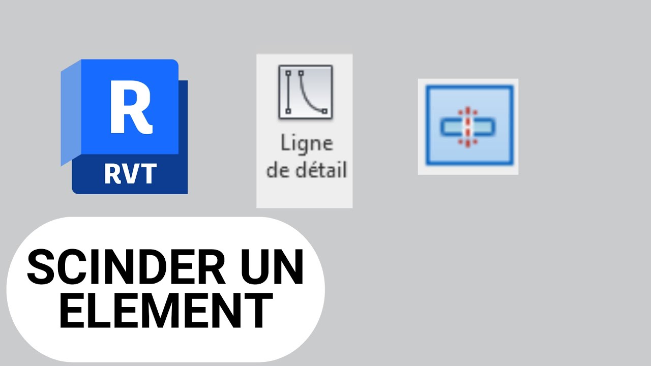 SCINDER UN ÉLÉMENT SUR REVIT - YouTube