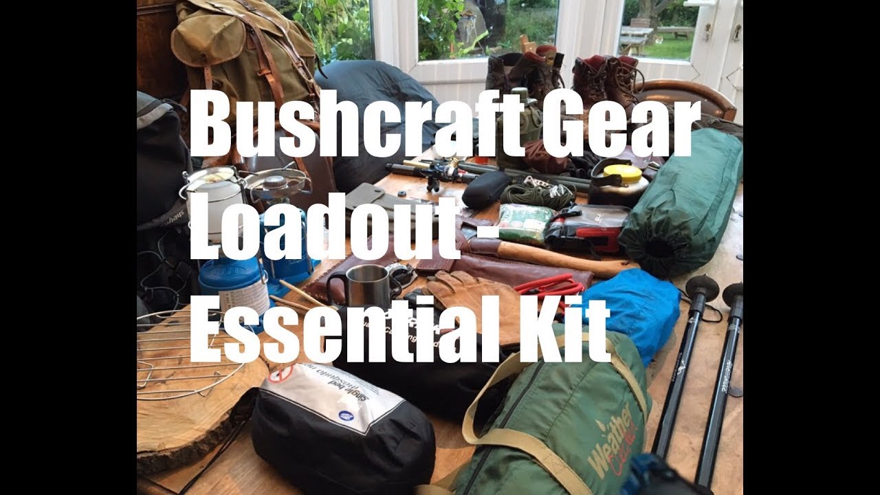 Bushcraft Gear Loadout Essential Kit - YouTube