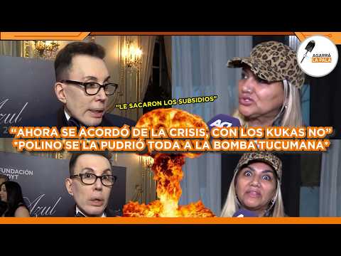 POLINO CRUZÓ A GLADYS BOMBA TUCUMANA Y SE PUDRIÓ TODO EN VIVO: \