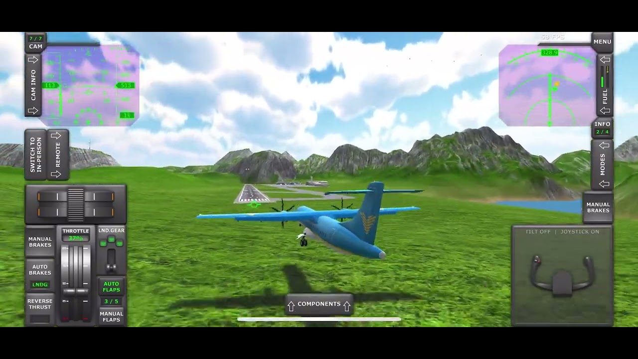 Butter TFS ATR-72 landing! - YouTube