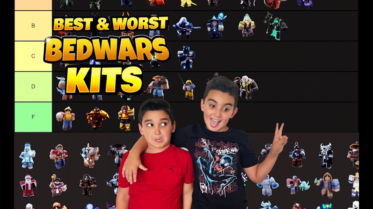 Sam & Daniel rank the best and worst Bedwars Kits #roblox - YouTube