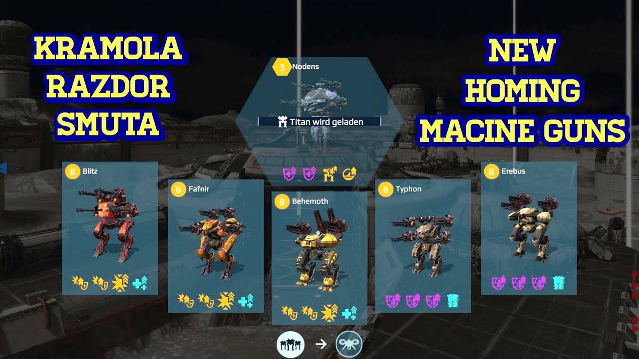 War Robots : By By Fafnir | Homing Machine Guns | Kramola, Razdor ...