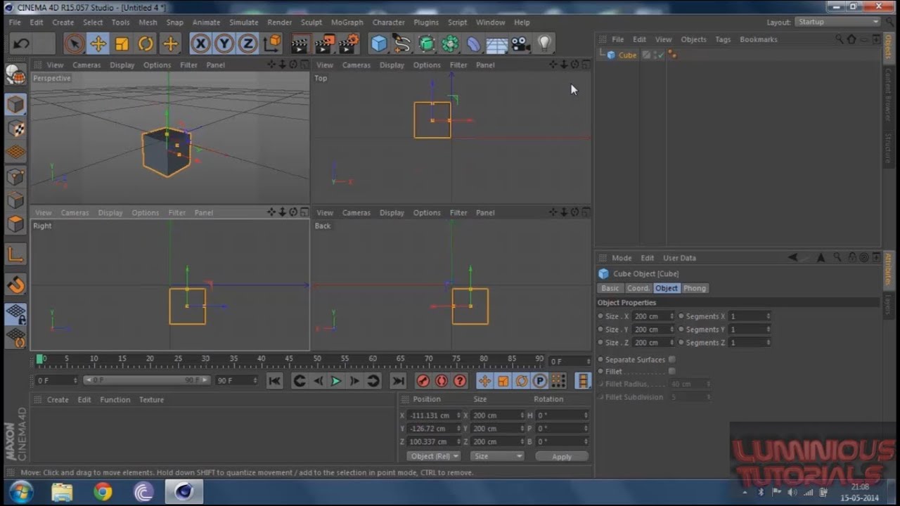 Cinema 4D Tutorials - #2. Getting Started (The Navigation System ...
