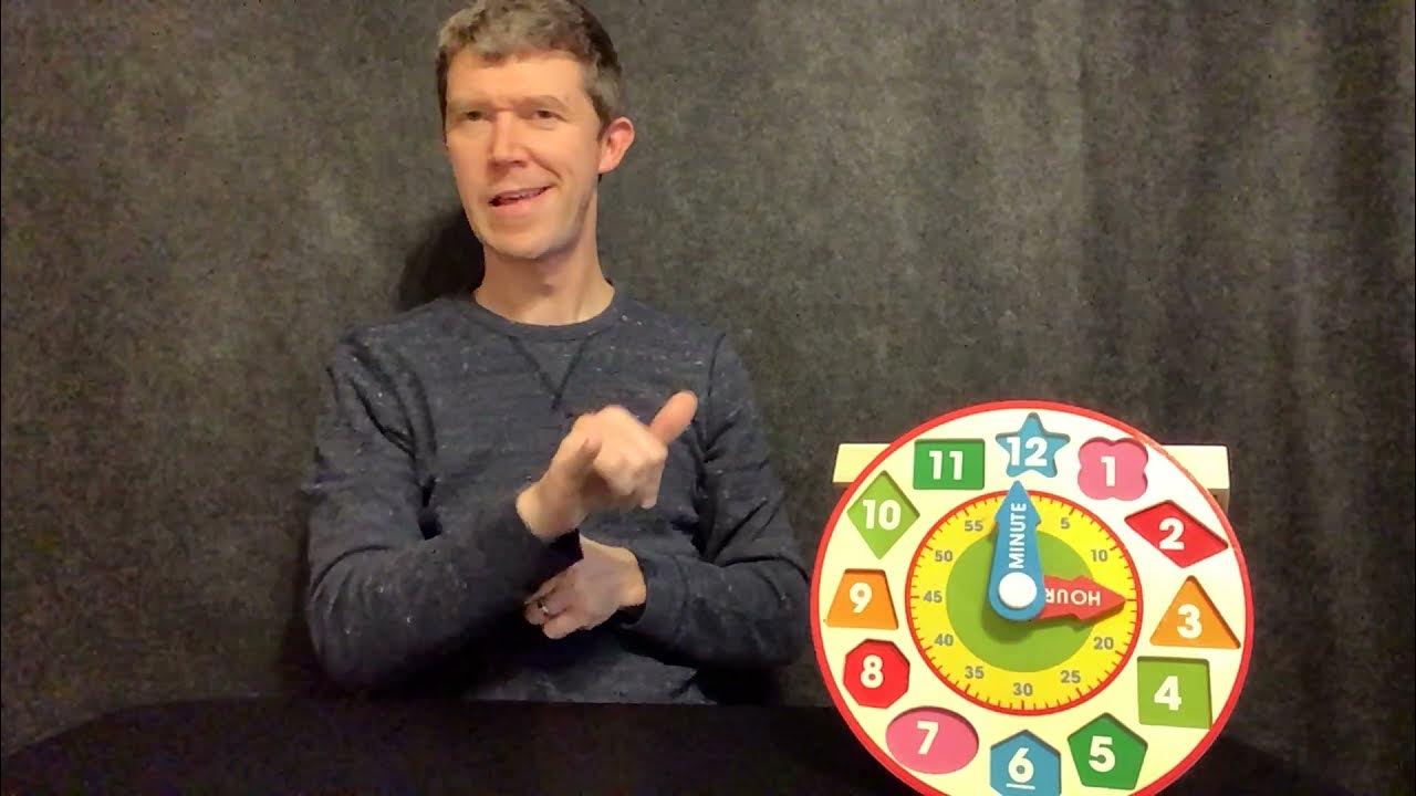 Telling Time - Quarter Hours (ASL) - YouTube