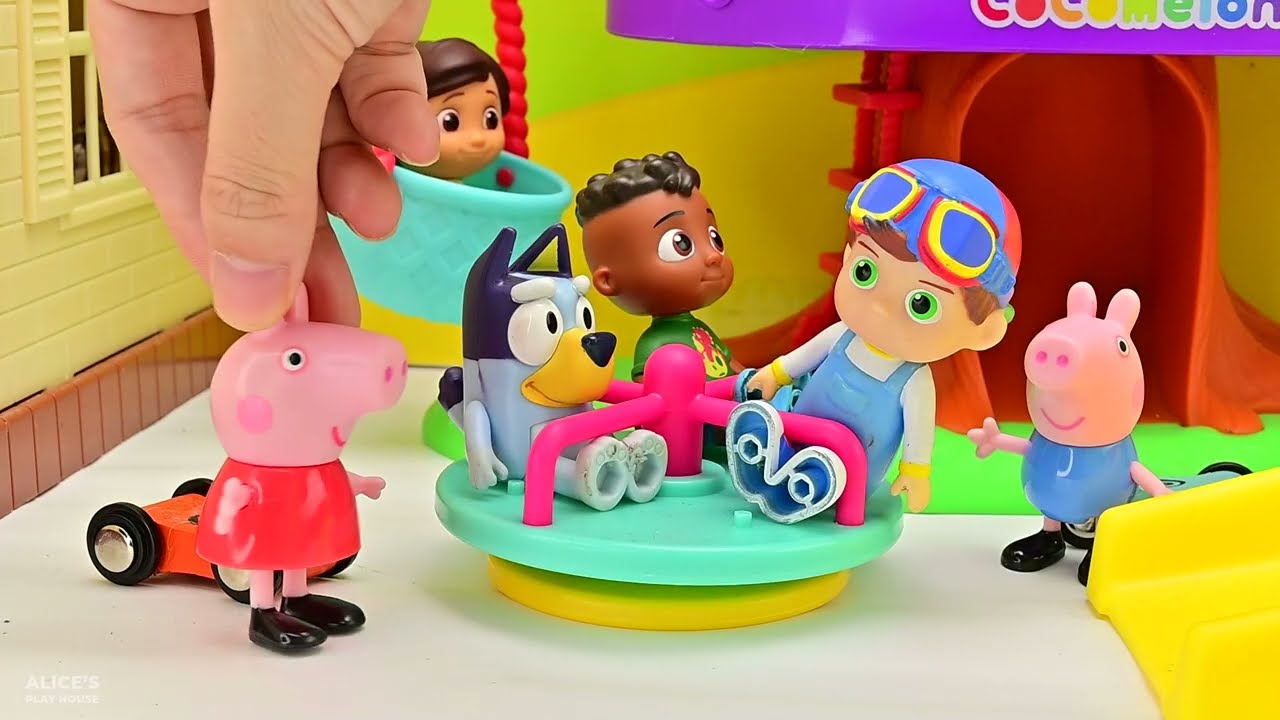 Cocomelon Family: Tomtom sneaks out to play with friends | Pretend Play ...