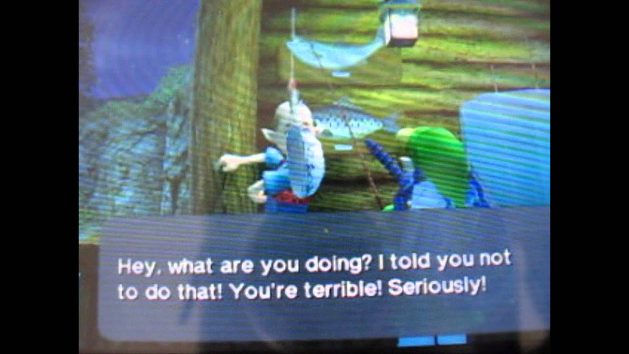 Zelda ocarina of time - Fish dude and his hat - YouTube