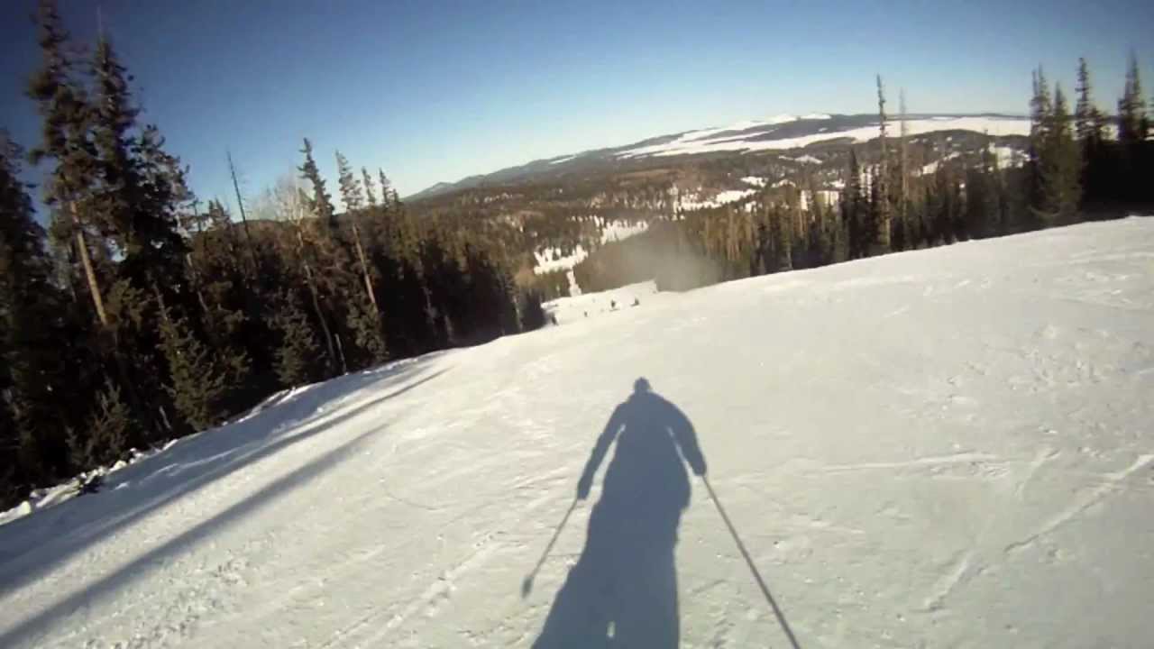Skiing Sunrise Park Resort - Opening Day 2011-2012 - YouTube