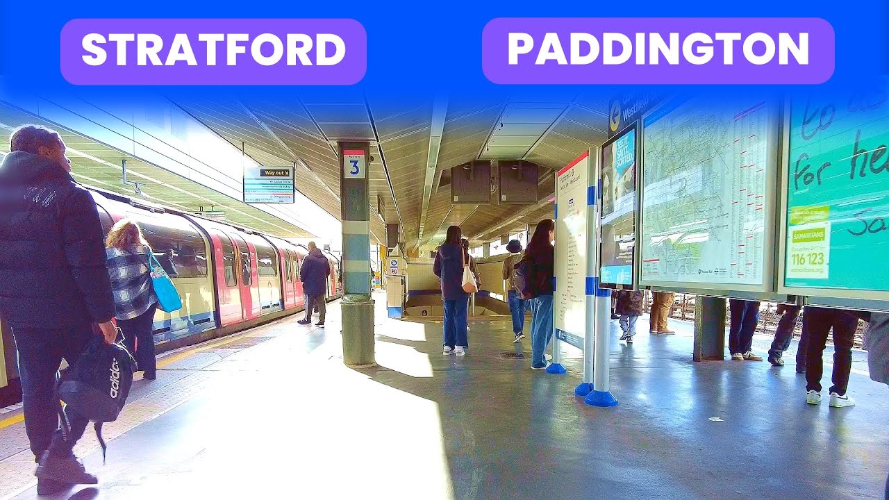 Elizabeth Line: Stratford To Paddington | First Person journey - YouTube